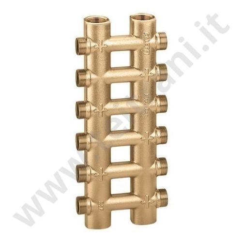 COLLETTORI IN OTTONE PER ACQUA E RISCALDAMENTO